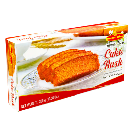 United King Sugar Free Cake Rusk 300g - themvshop.com